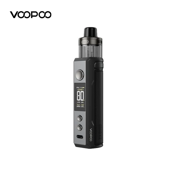 Drag X2 Pod Kit 18650 80W 5ml by Voopoo – Spray Black – Vaporland.gr